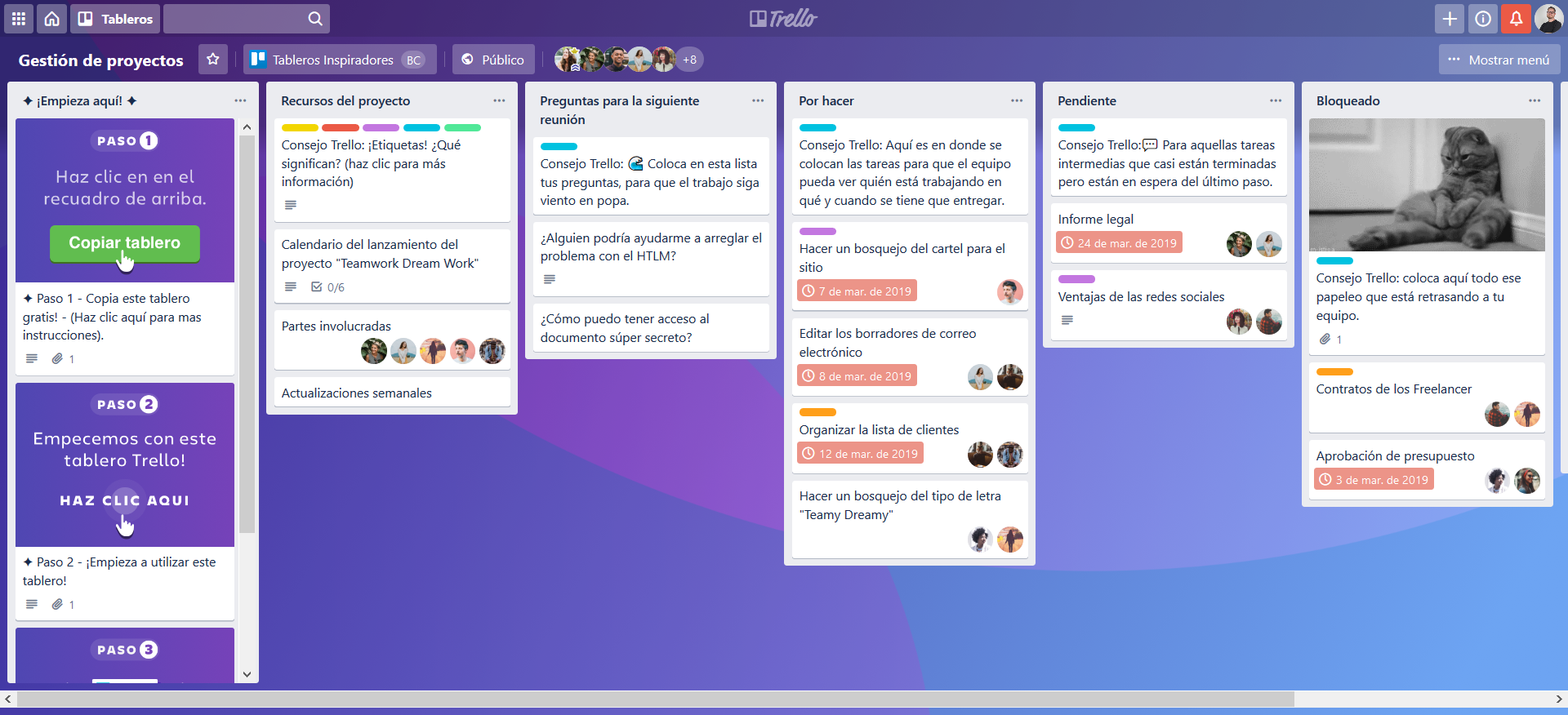 Cómo usar Trello: Herramienta de gestión de proyectos gratuita - Wabi